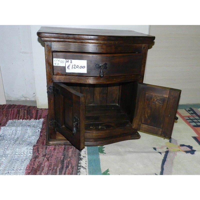 comodini tipici Coloniali tutti in legno massello